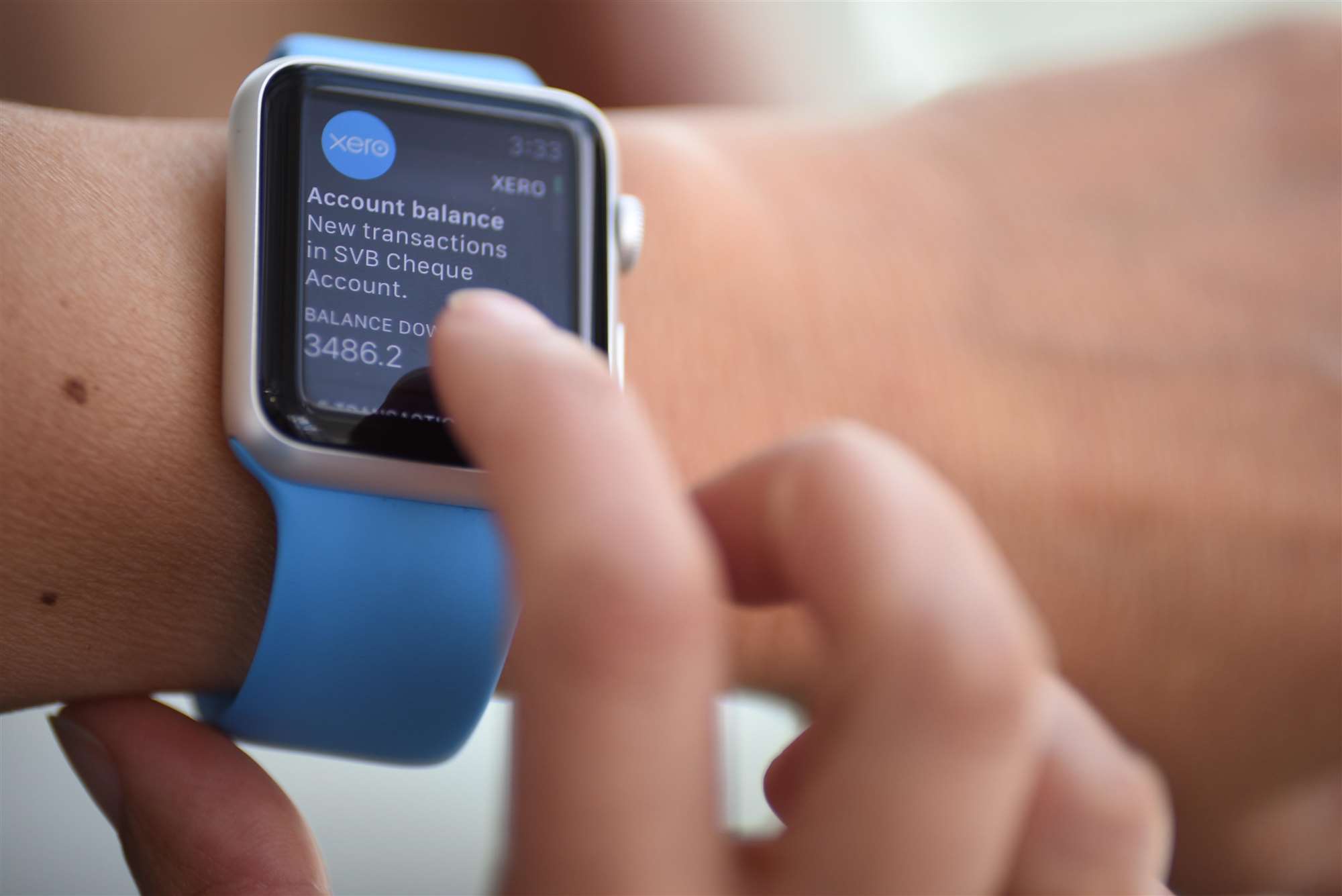 Now Xero Notifies IOS Users Of New Transactions Services Software