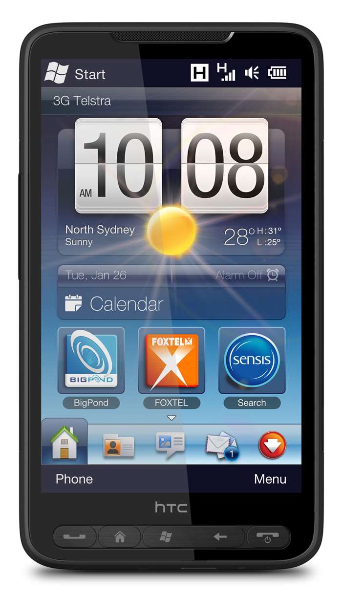 HTC Bets Big On Australia s Largest Smartphone Screen With HD2 PC 