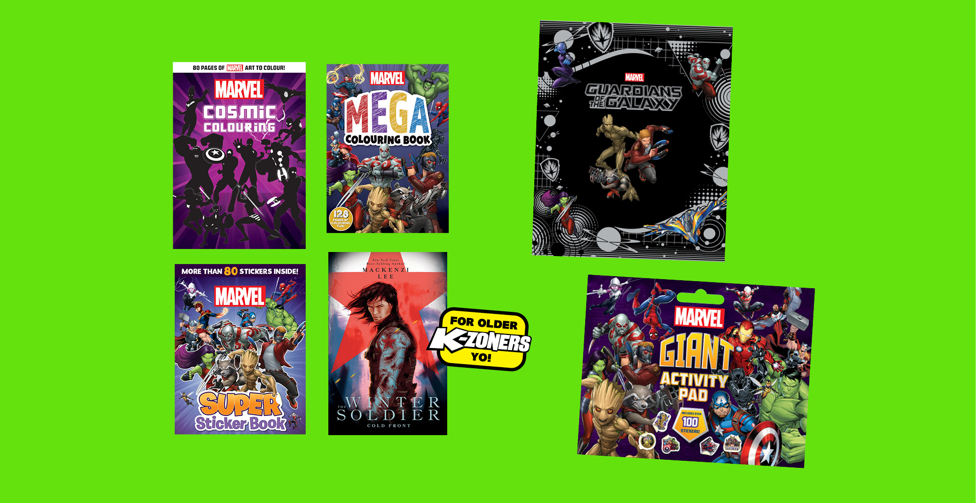 Marvel Activity and Novel Pack Giveaway – K-Zone