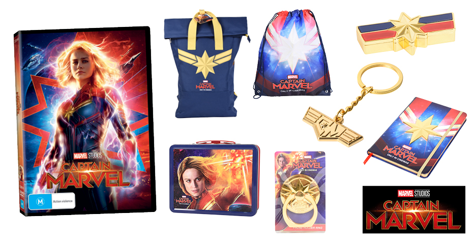 Captain Marvel DVD Merch Pack Giveaway – K-Zone