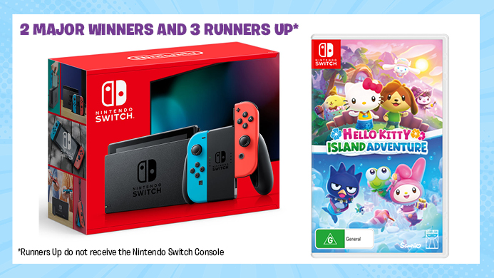 Nintendo Switch Console and Hello Kitty Island Adventure Game for ...