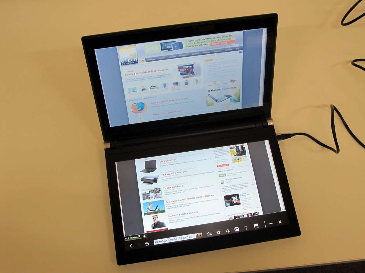 Photos: Inside Acer's Iconia dual screen laptop - iTnews