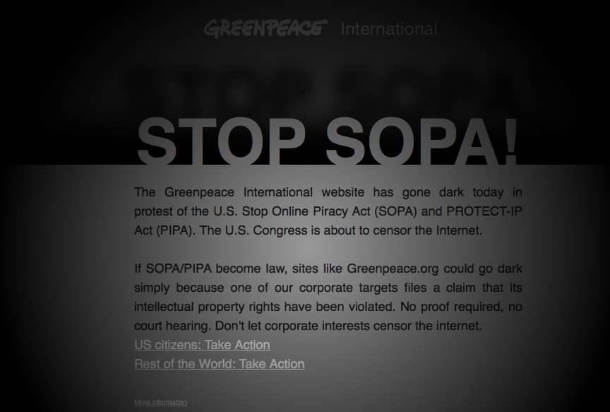 Pictures: How the internet went black for SOPA - iTnews
