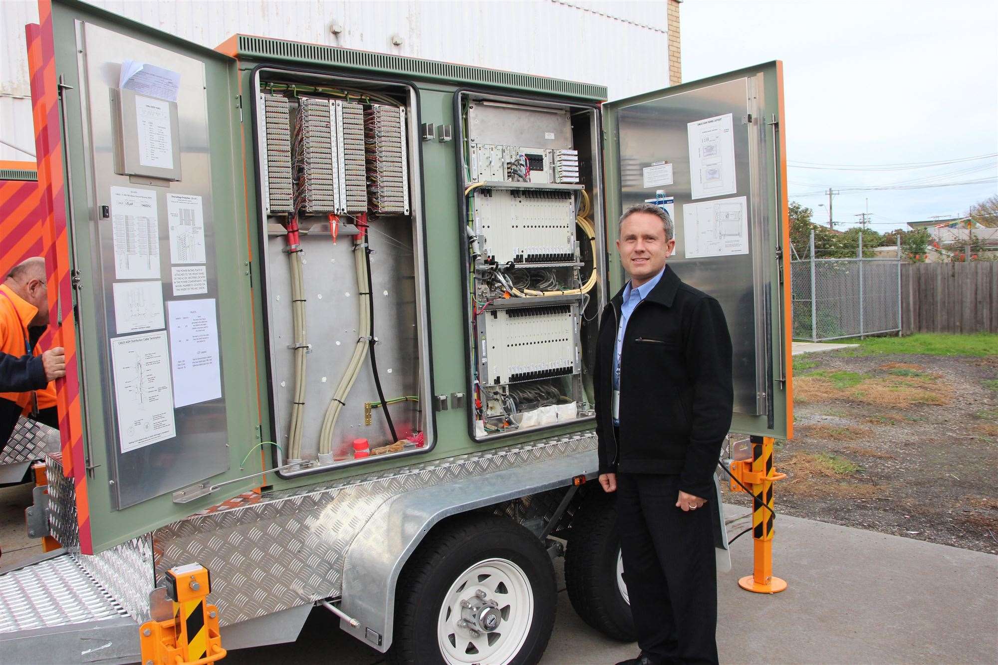 Photos: Telstra's new mobile exchange on wheels - iTnews