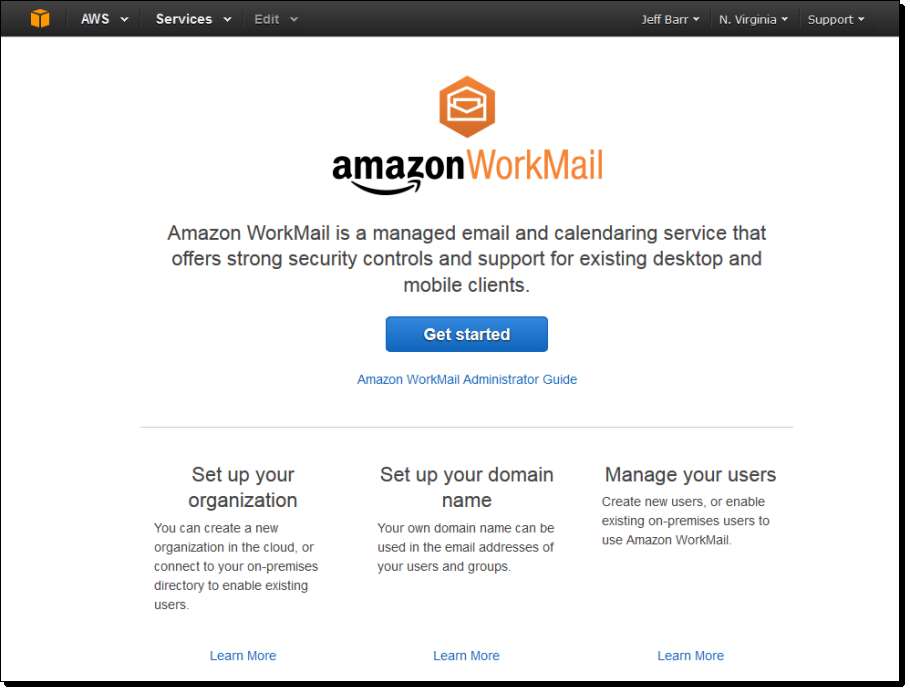 Photos: Amazon's WorkMail - iTnews