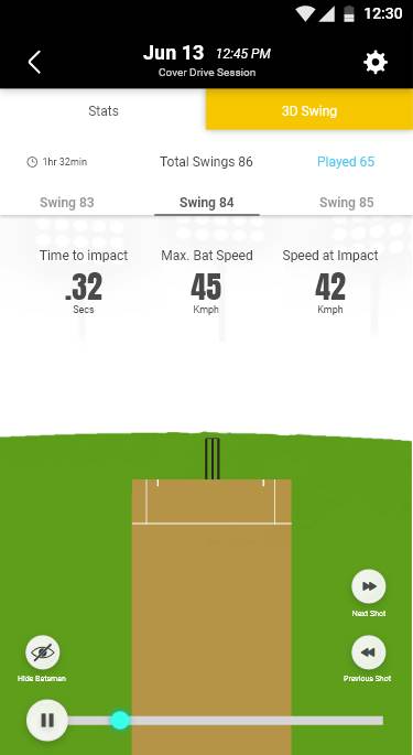 Photos: StanceBeam Striker cricket bat sensor and app - Products ...