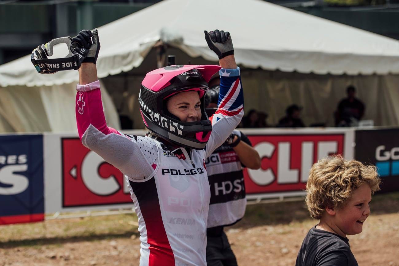 Tracey Hannah and Loic Bruni win the Downhill World Cup overall ...