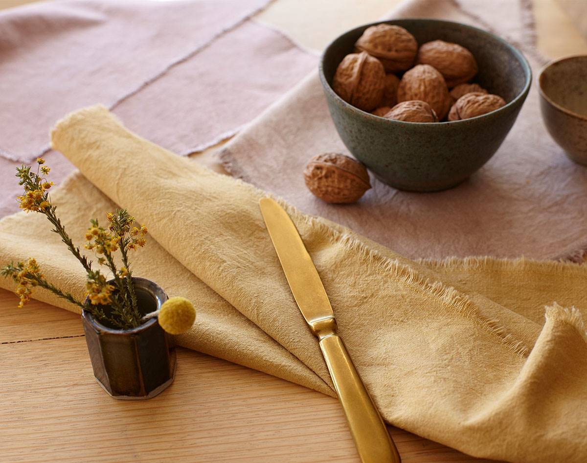 naturally dyed napery from earth colour • interiors • frankie magazine ...