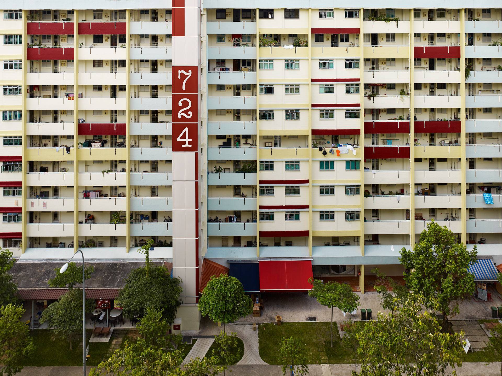 a colourful view of singapore’s housing blocks • photography • frankie ...