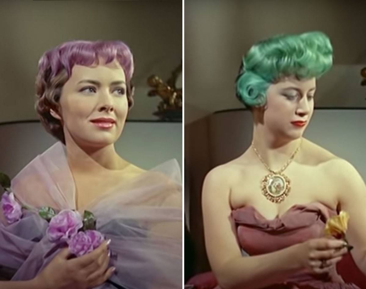 check out these two-tone hairstyles from the ’50s • fashion • frankie ...