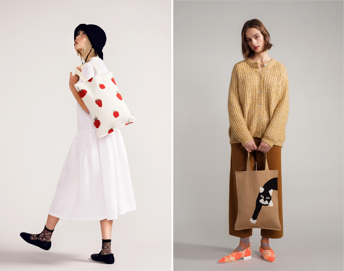 sweet cotton totes by hansel from basel • fashion • frankie magazine ...