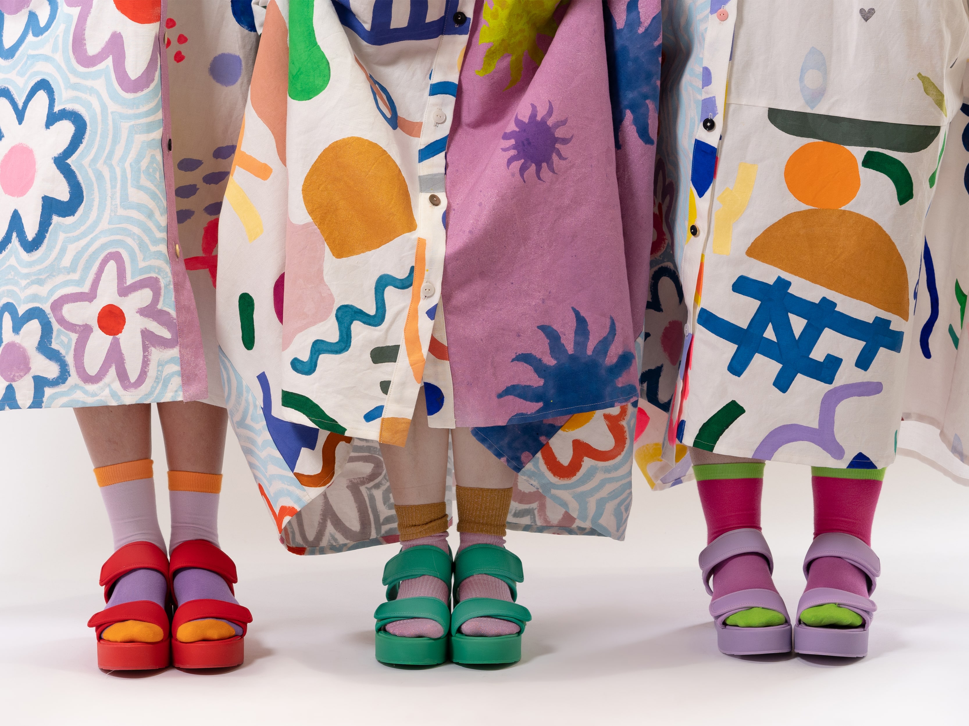 sue-ching lascelles is auctioning off artist-painted dresses for a good ...