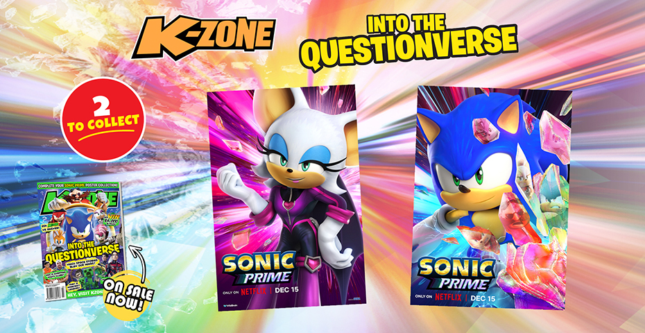 K-Zone Sonic Prime Poster Series