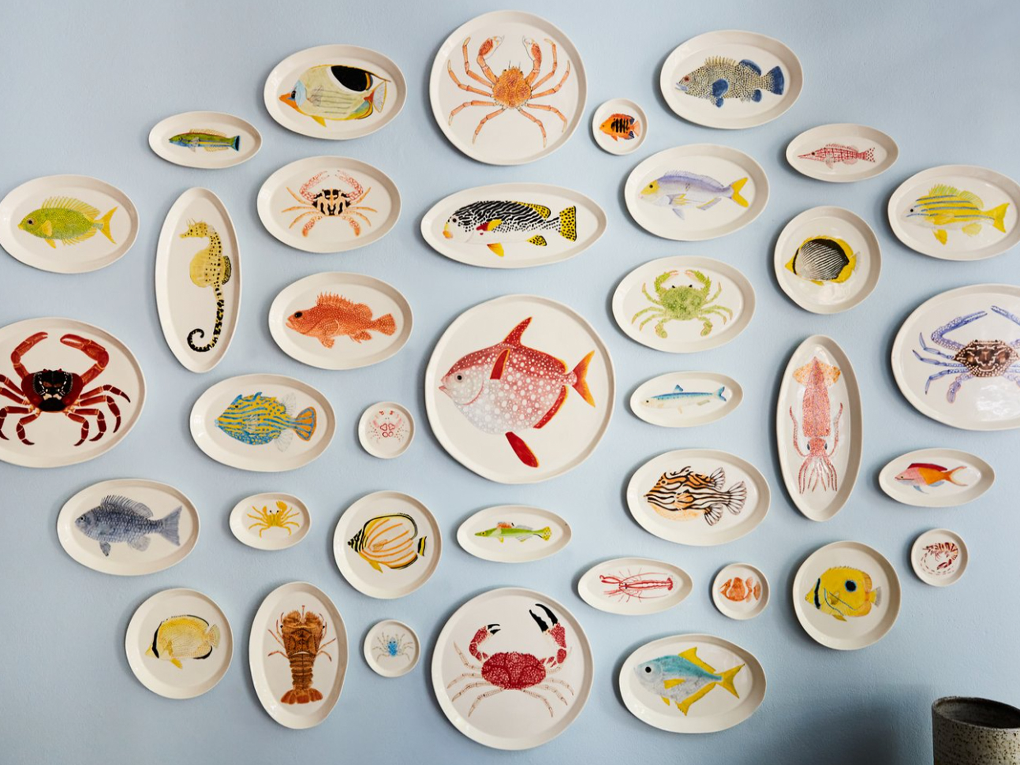 get a load of these fantastic fishy plates • interiors • frankie ...