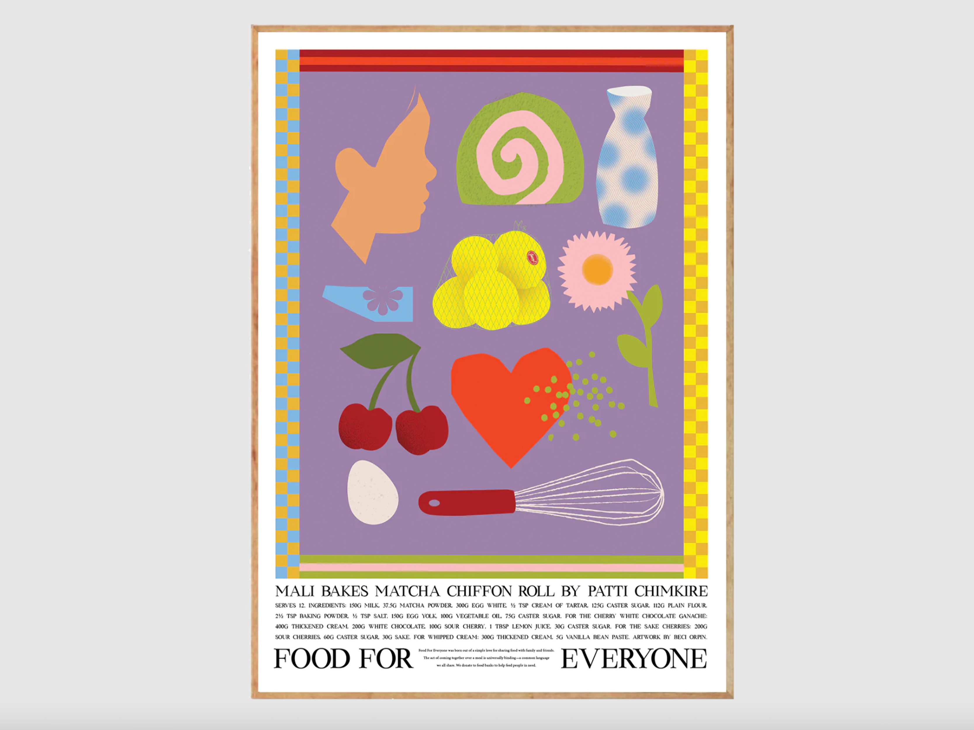 this culinary poster series transforms recipes into art • food ...