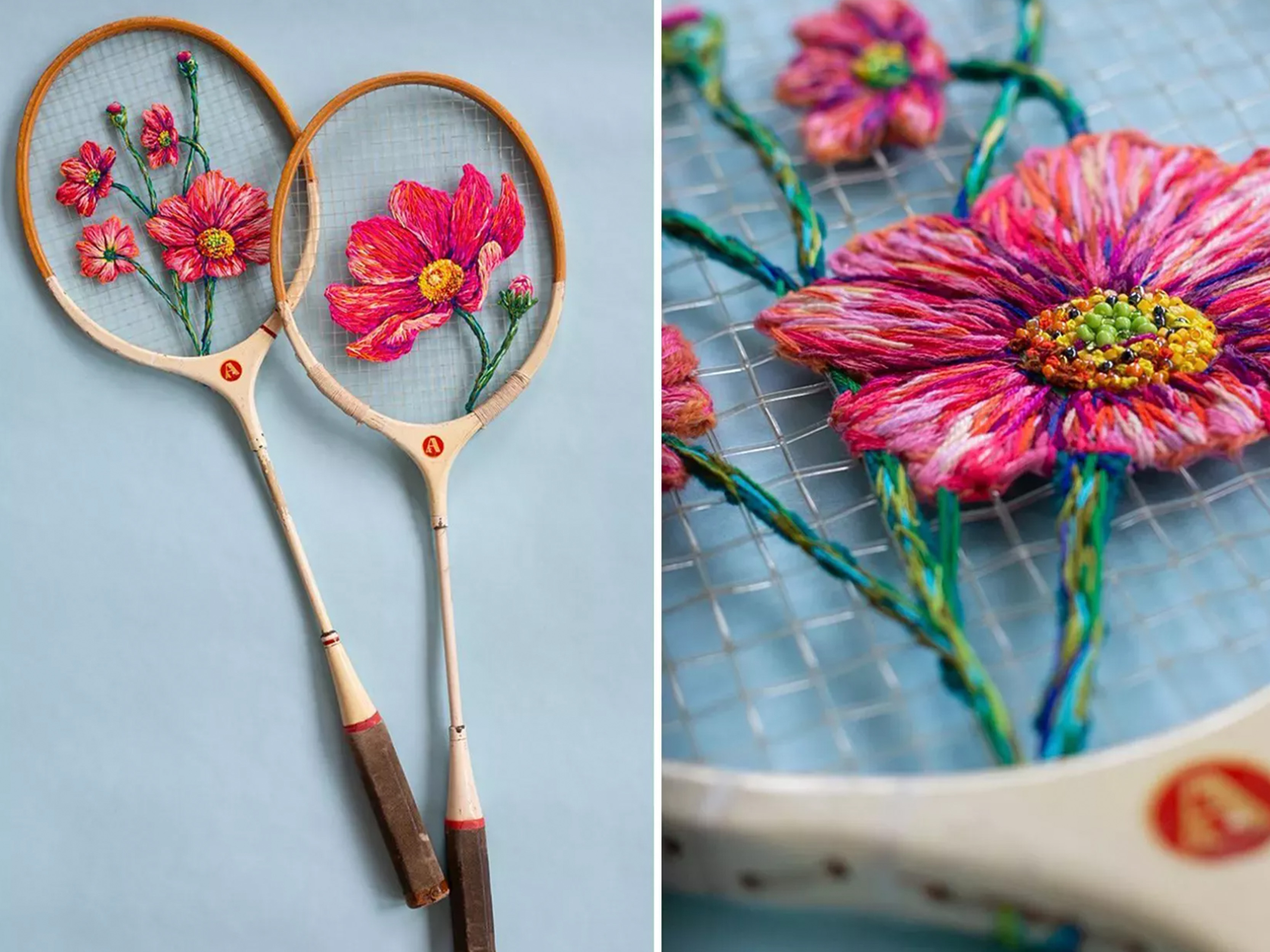 danielle clough's jazzed-up racquets • art • frankie magazine ...
