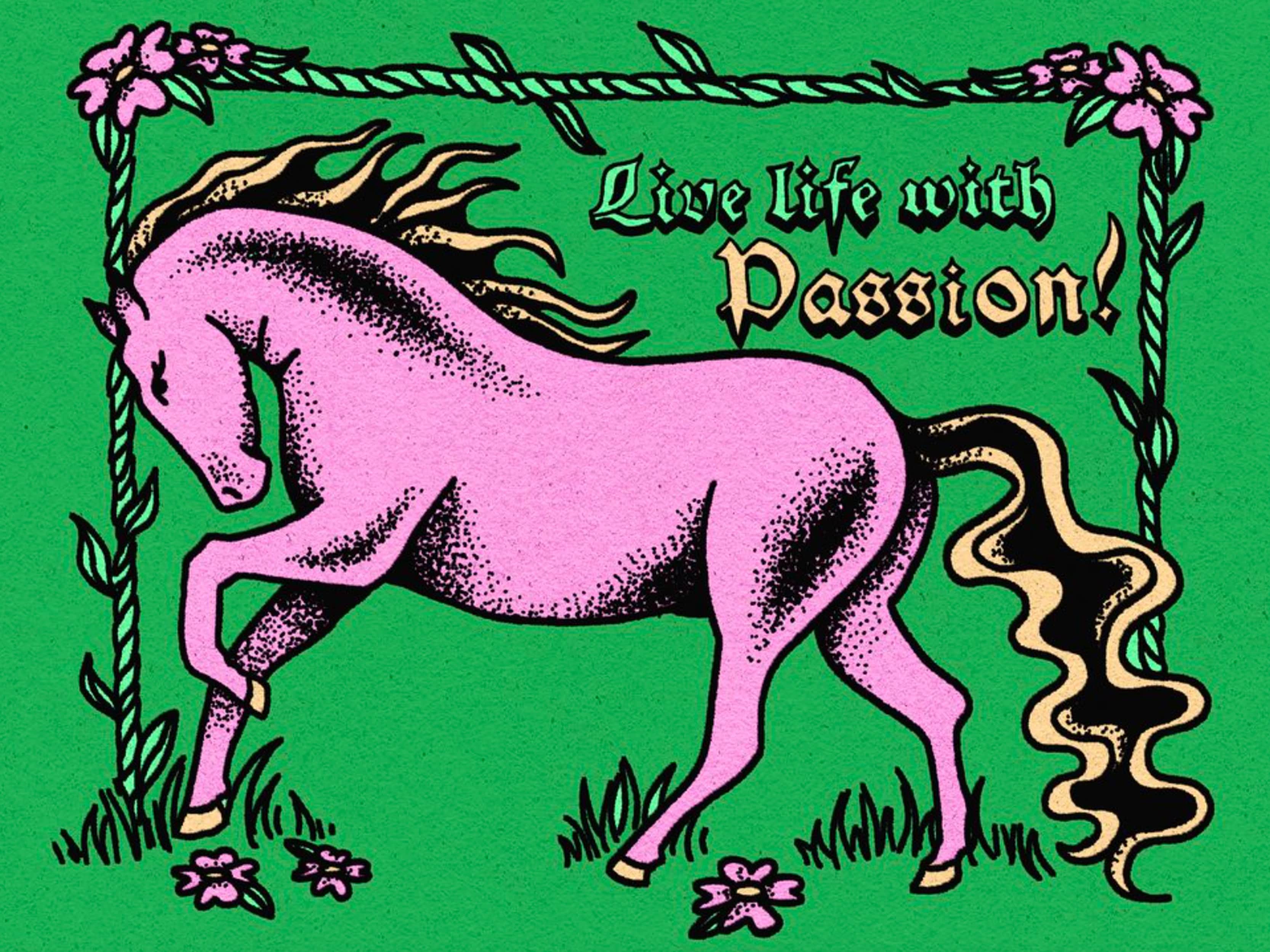 sophia ren’s jazzy art is inspired by old-school tattoos • art ...