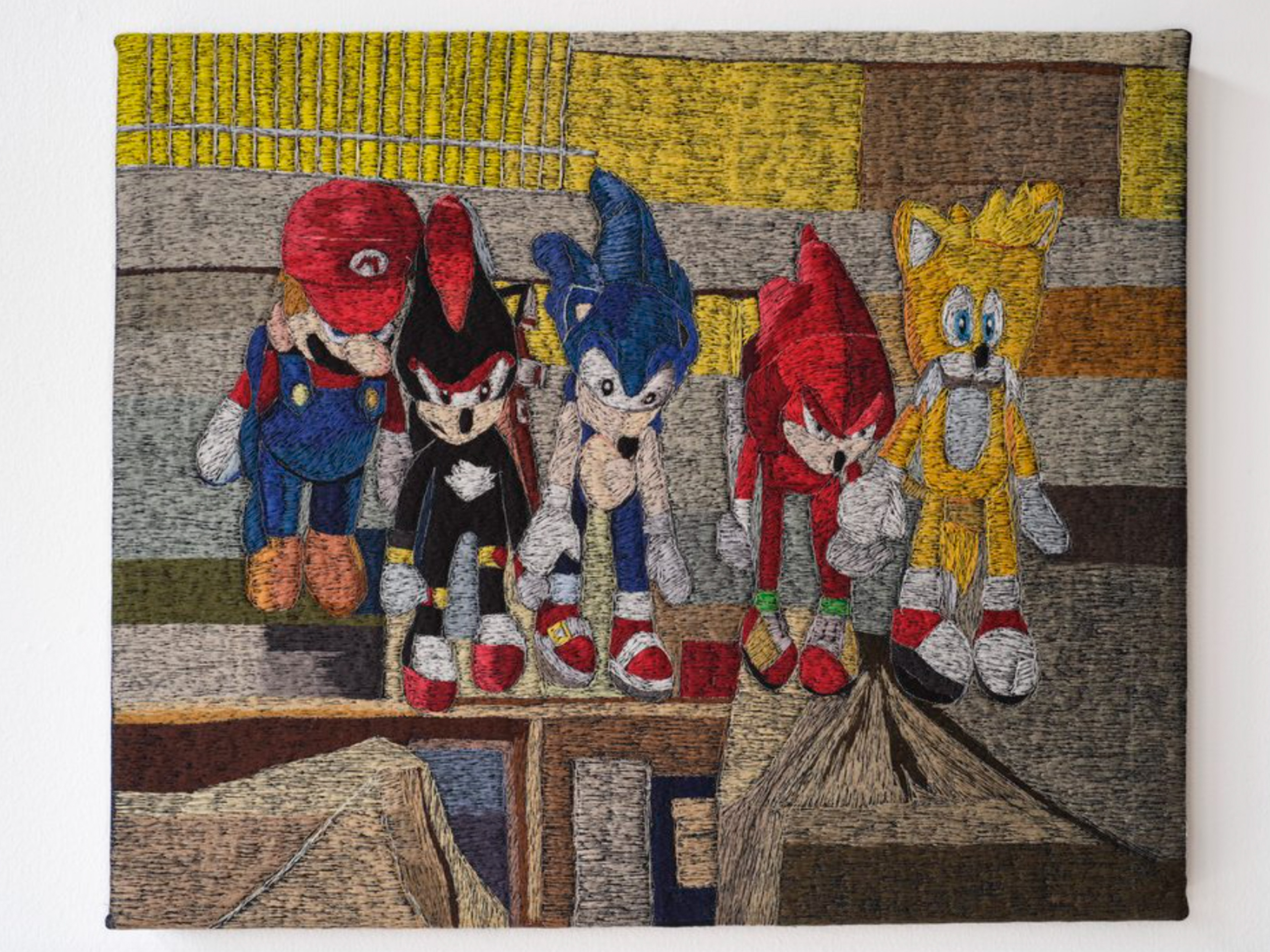 erick medel uses embroidery to depict the world around him • craft ...