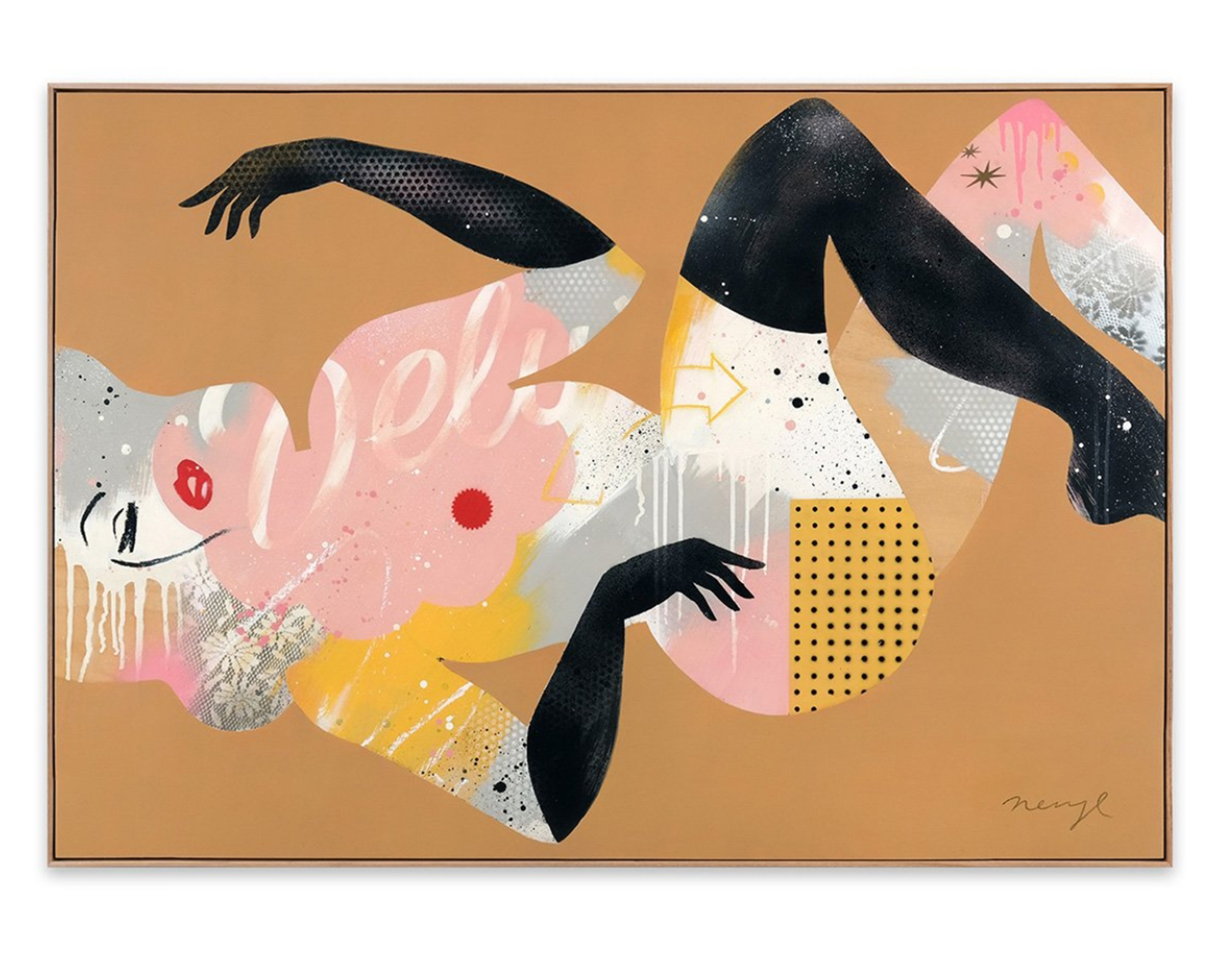 spy neryl walker’s playful paintings of all things ‘ladylike’ • art ...