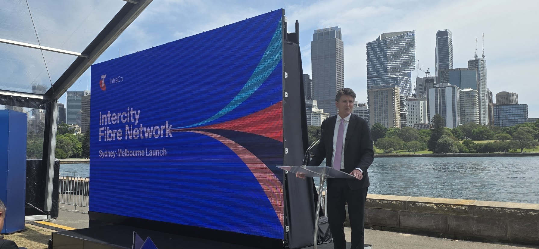 Photos: Telstra launches the Aura fibre optic network - iTnews