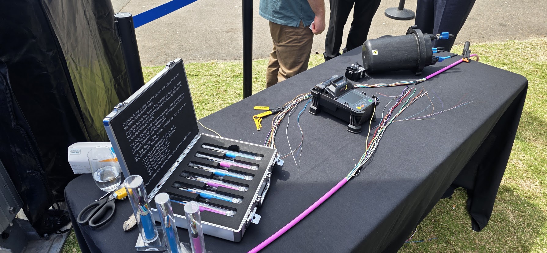 Photos: Telstra launches the Aura fibre optic network - iTnews