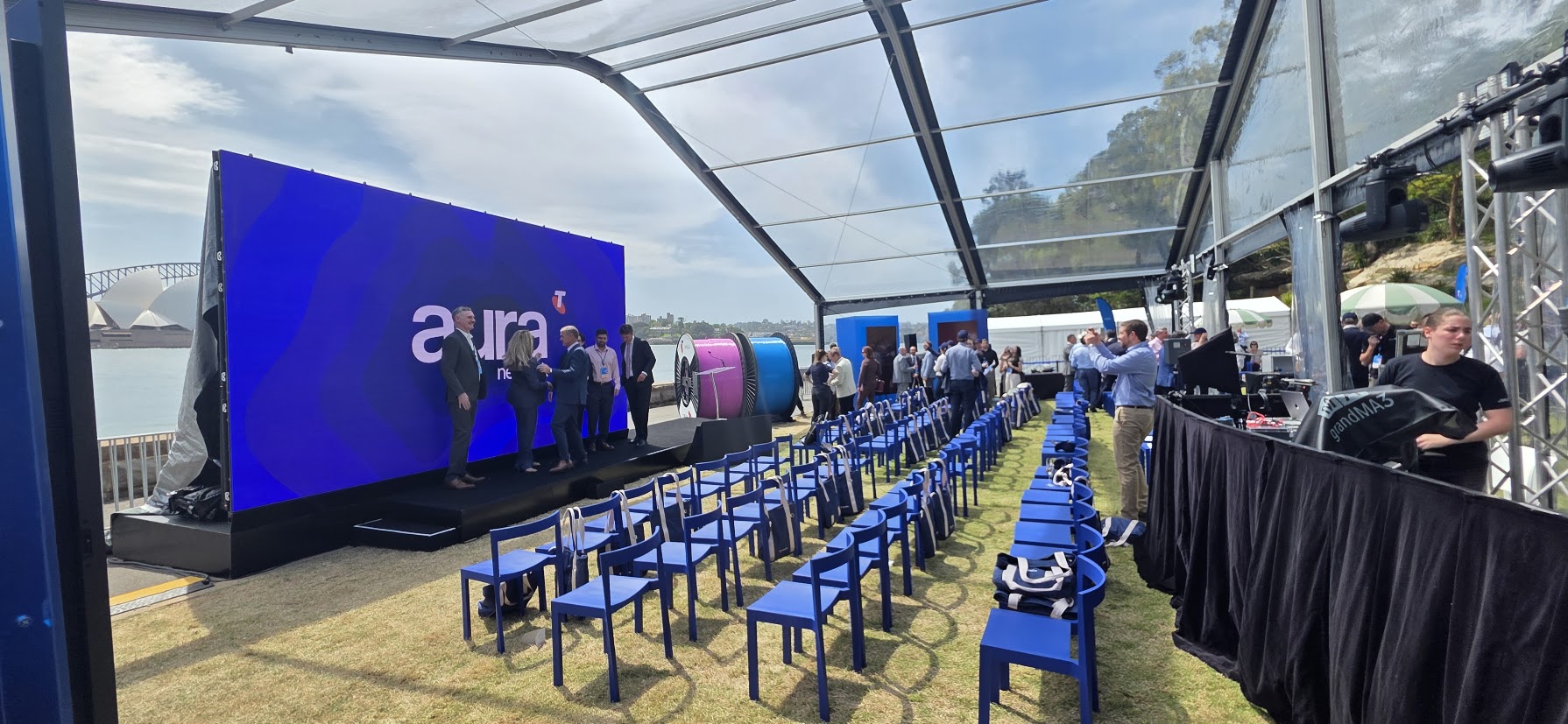 Photos: Telstra launches the Aura fibre optic network - iTnews