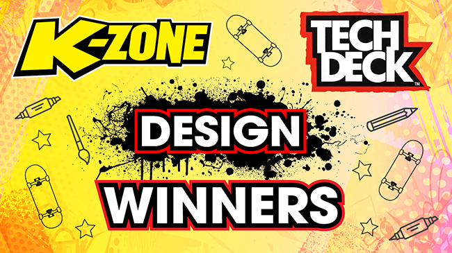 K-Zone Tech Deck Design Winners