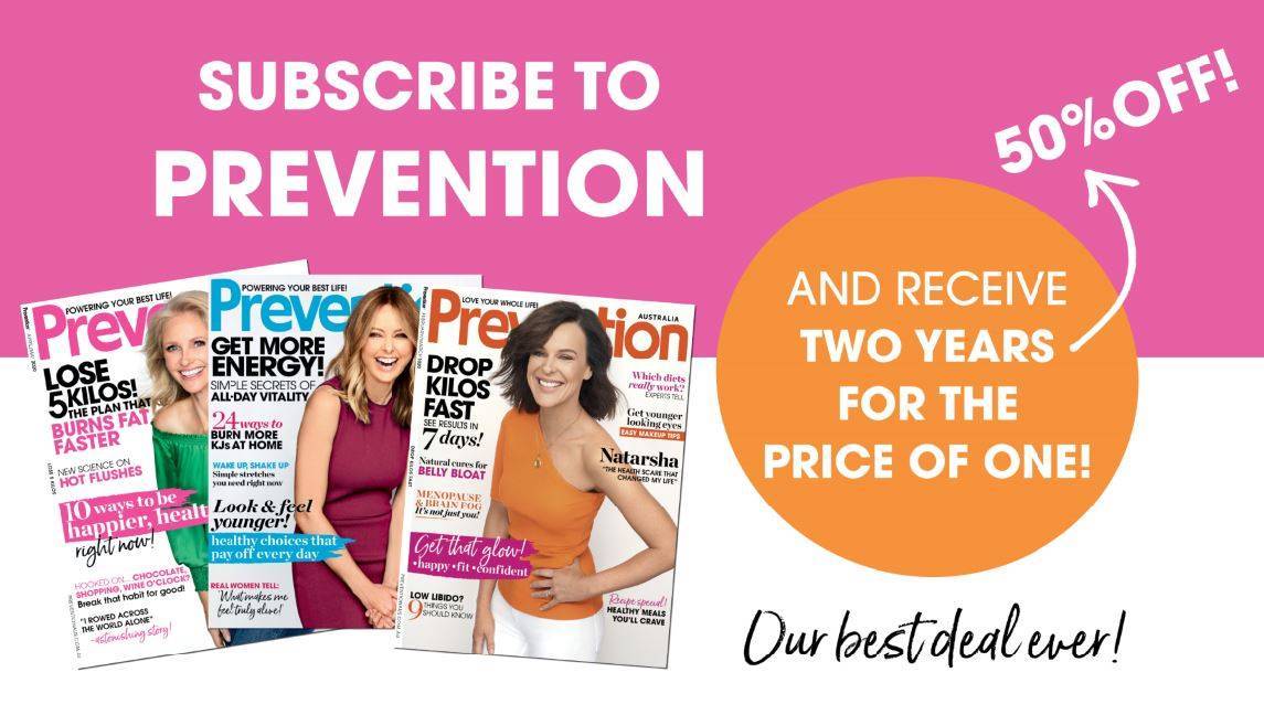 Subscribe to Prevention and Get 2 Years For The Price Of 1 ...