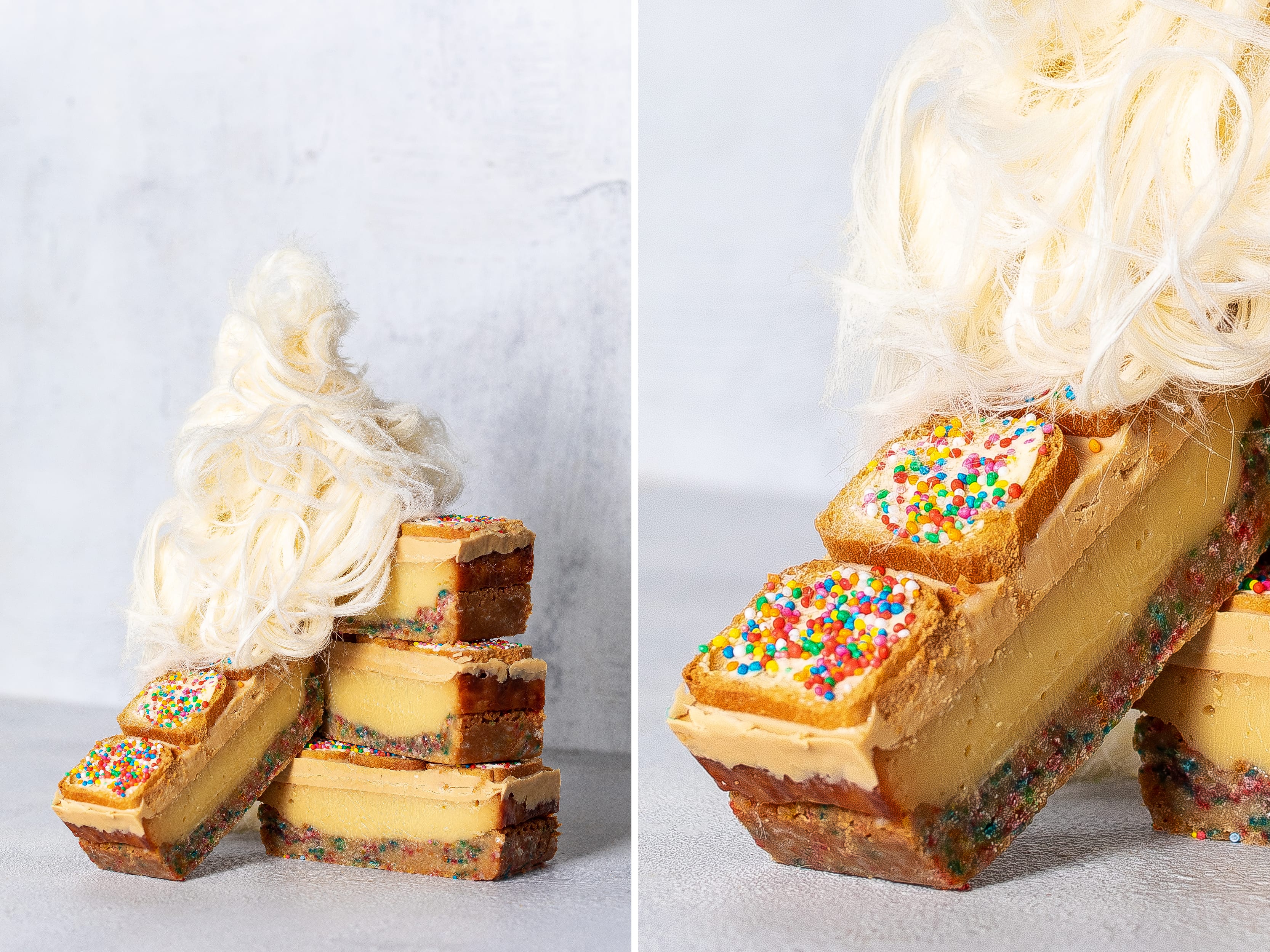 fairy bread caramilk slice recipe