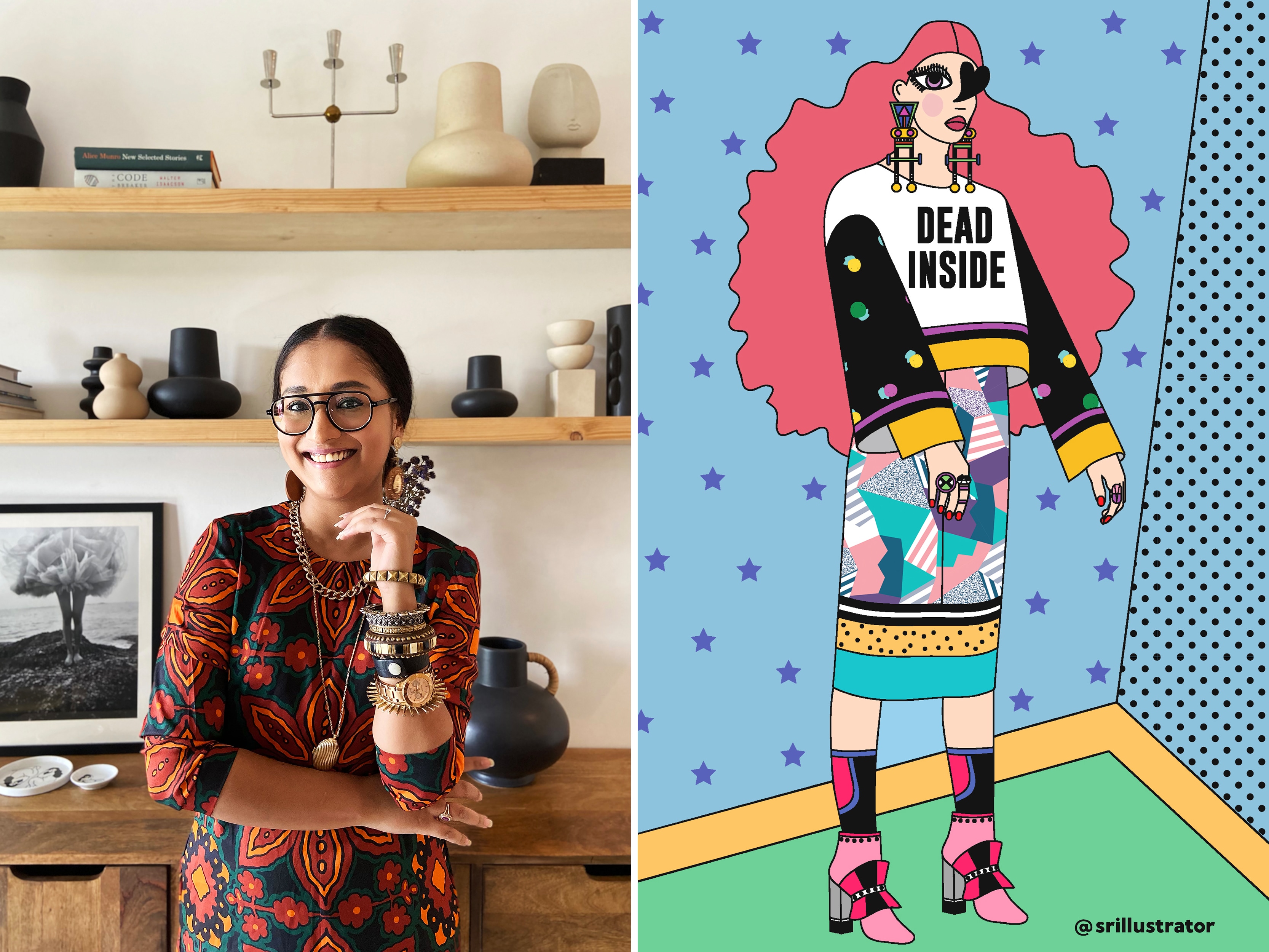 srishti guptaroy combines memes with fashion illustration • design ...