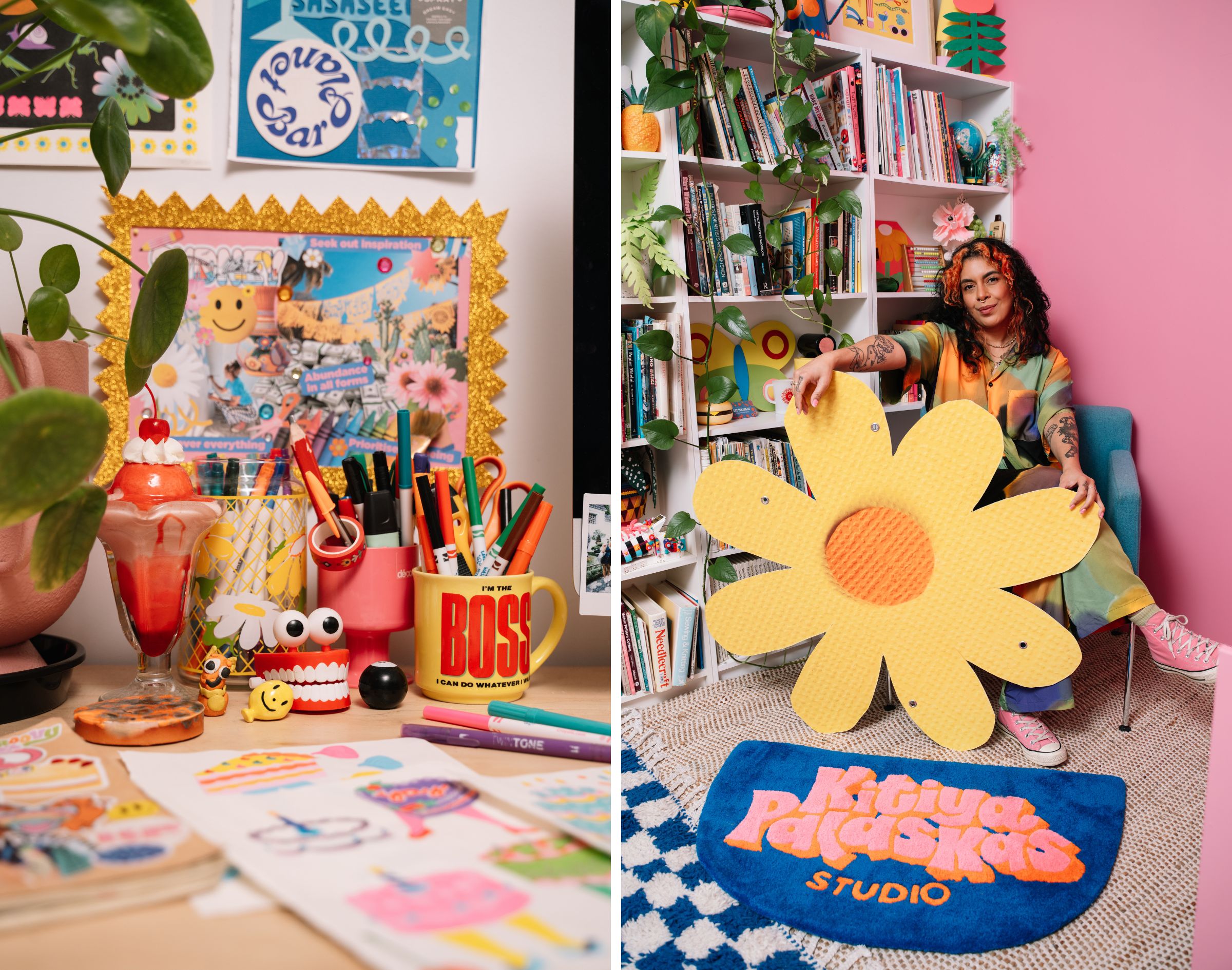 step inside kitiya palaskas’s creative crafting studio • branded ...