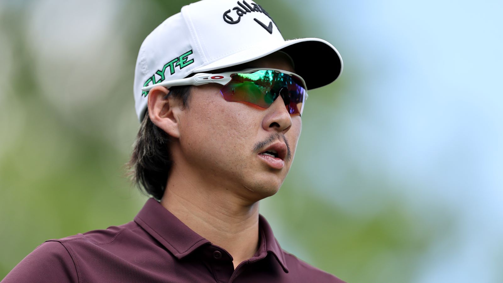Min Woo Lee listening after copping Masters lessons - Golf Australia ...