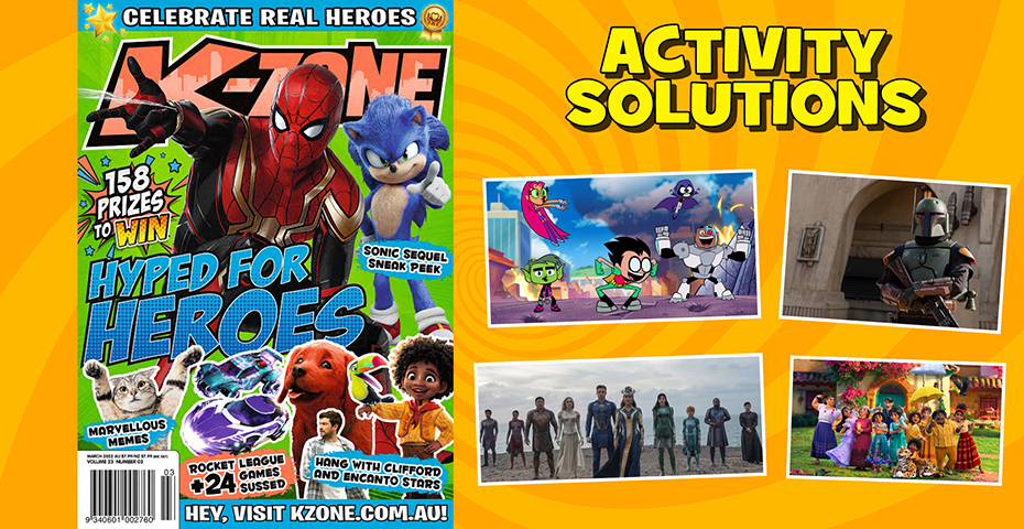 March 2022 Issue Activity Solutions – K-Zone