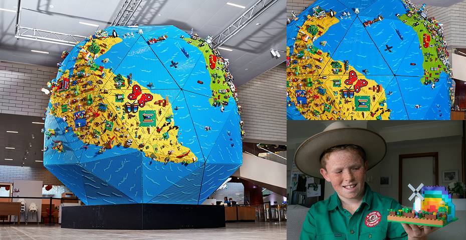 Mega LEGO ‘Rebuild the World’ Installation – K-Zone