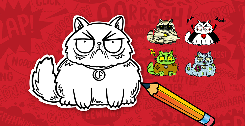 How To Draw a Cat (Vampire, Zombie, Mummy, Frankenstein's Monster) – K-Zone