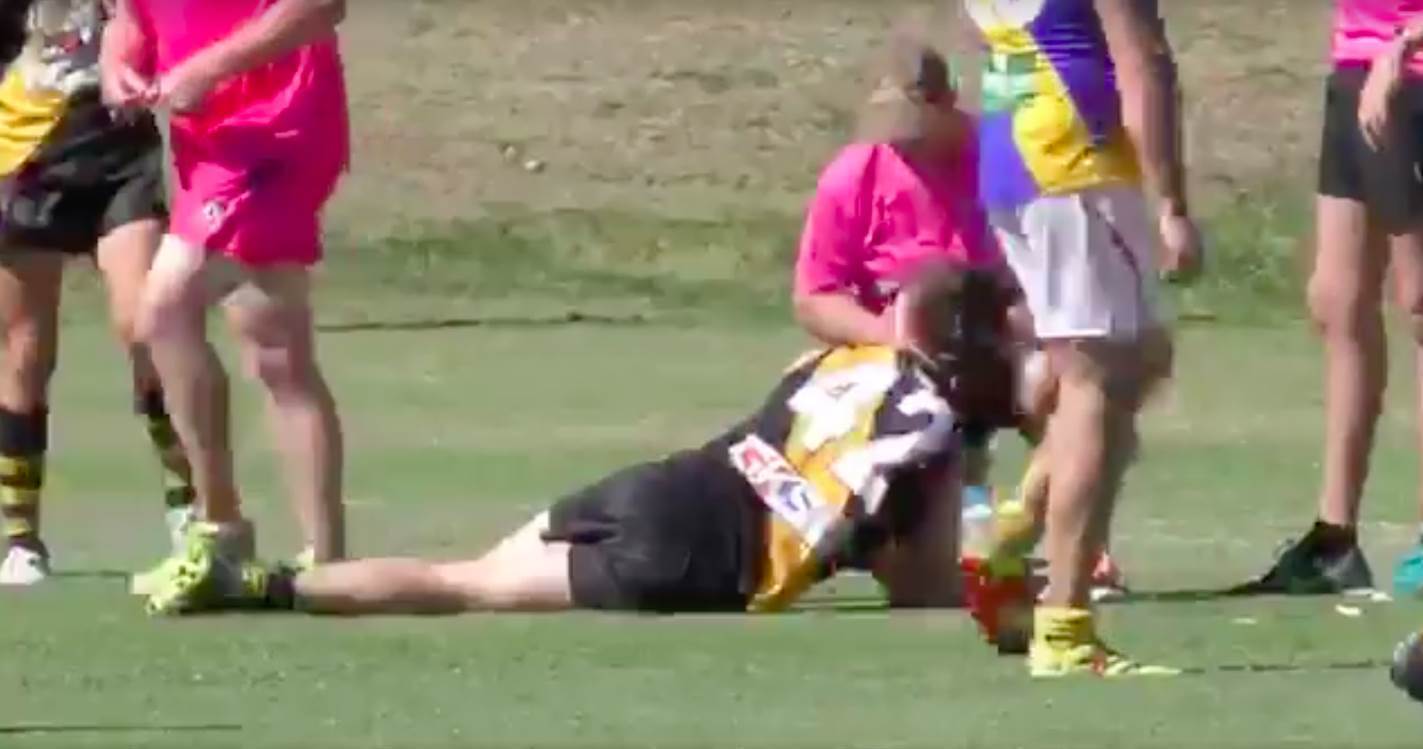 Footy player gets 20-year ban for sickening kick - AFL - Inside Sport