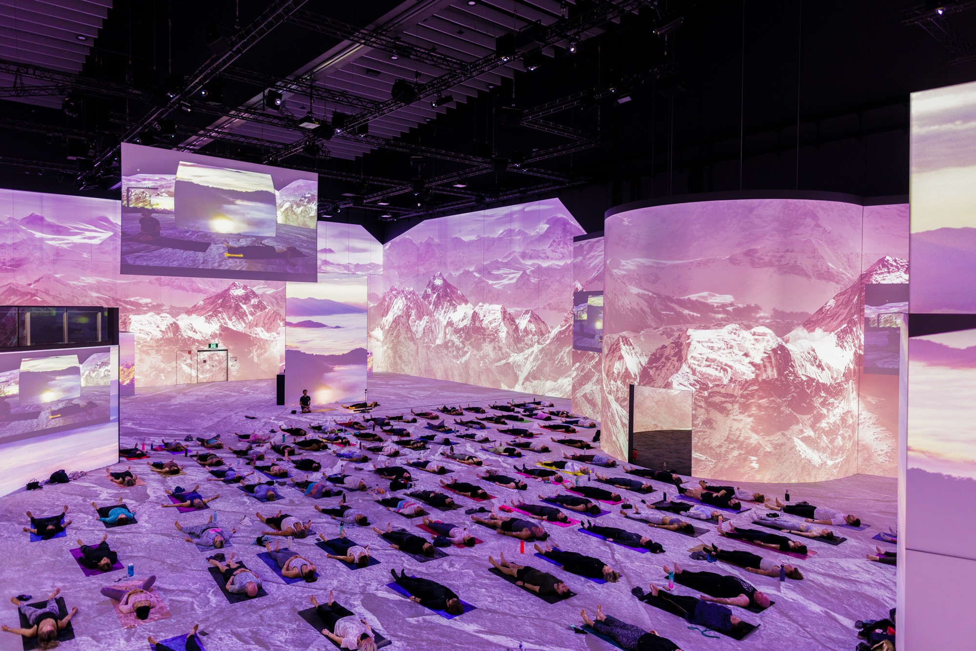 We Tried A Pilates Class In An Immersive Art Gallery