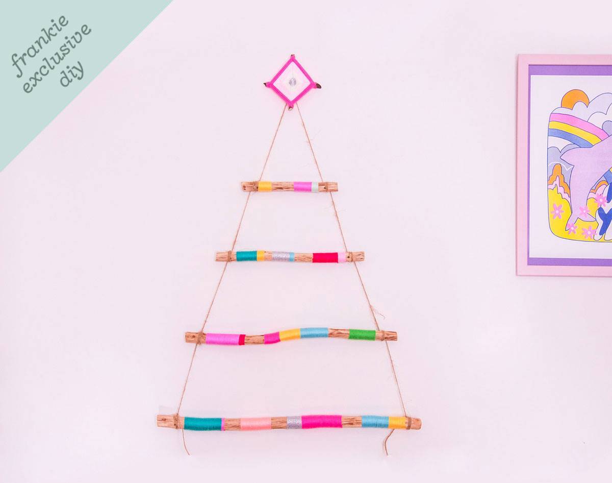 frankie exclusive diy: hanging christmas tree • craft • frankie ...