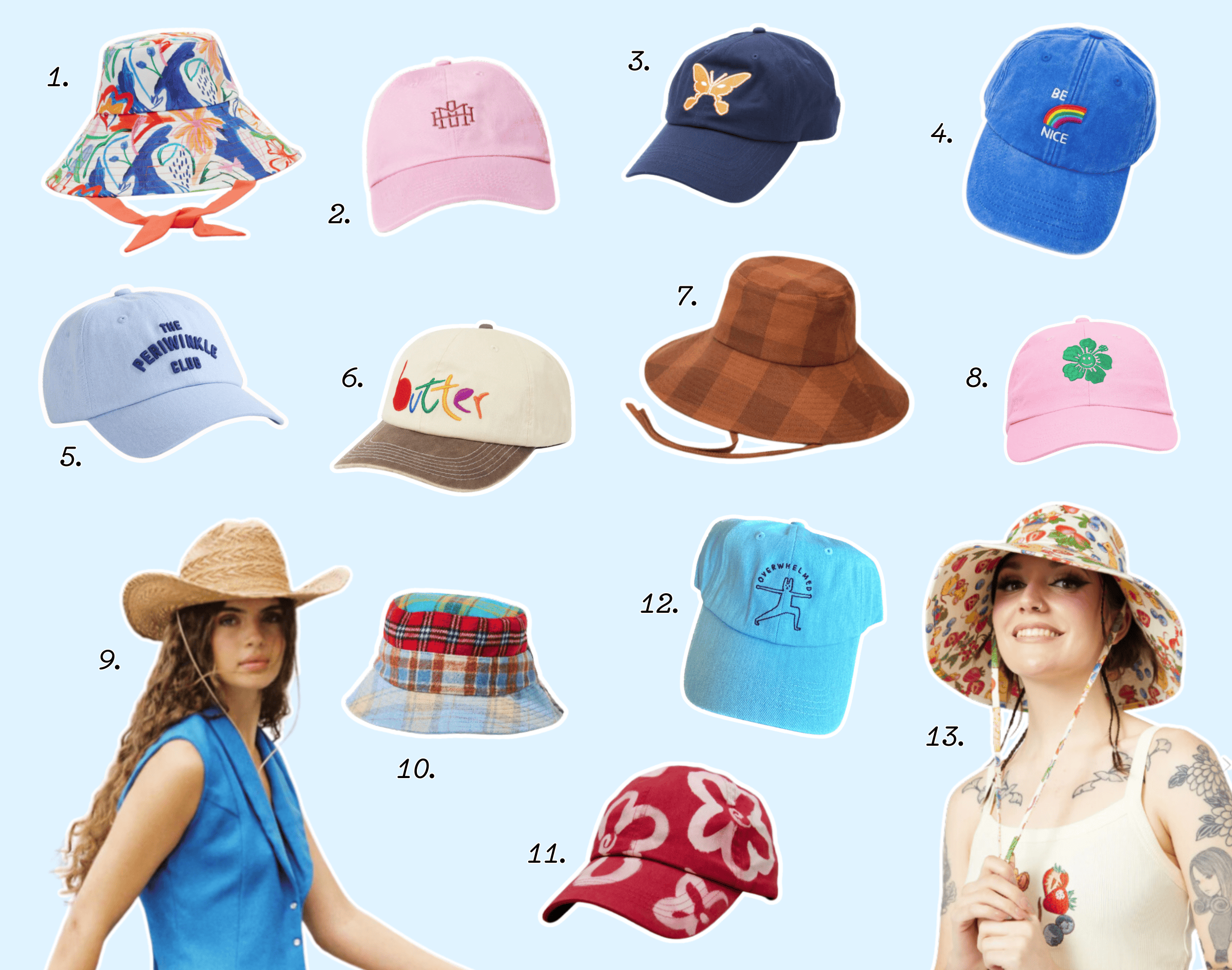 13 hats to slap on your noggin • fashion • frankie magazine ...