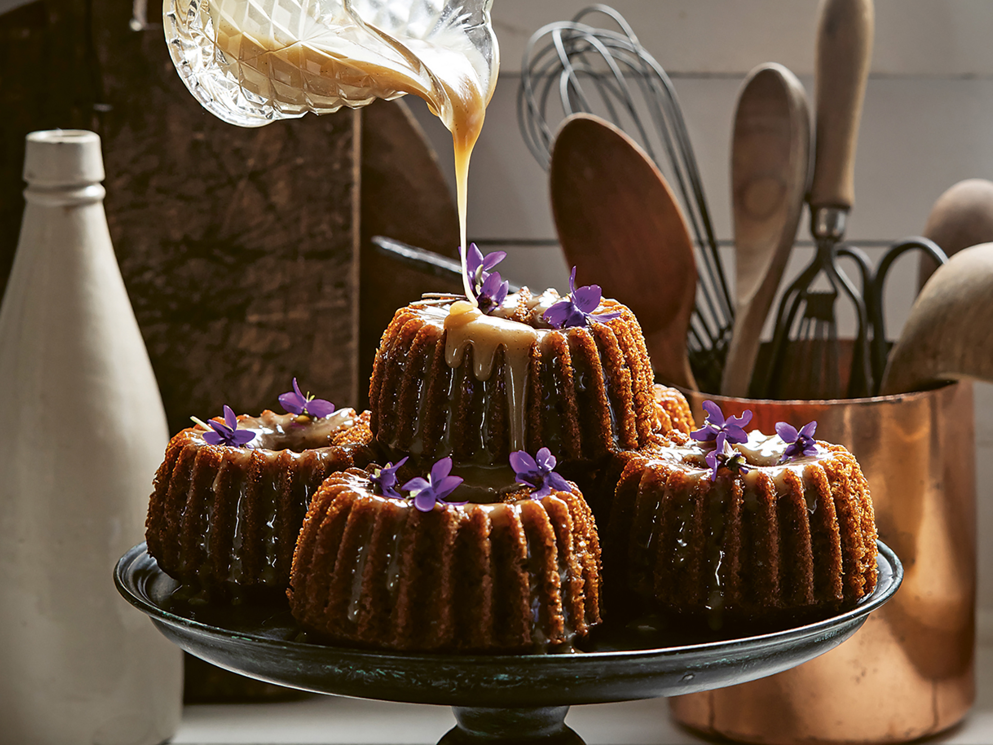 full recipe – quince hummingbird cake with tahini caramel • food ...