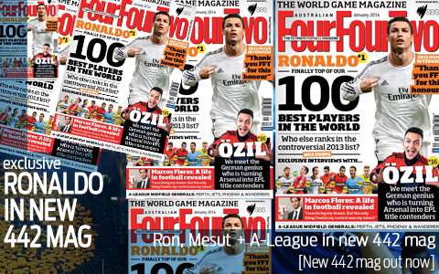 Ronaldo exclusive in new 442 mag - FTBL | The home of football in Australia