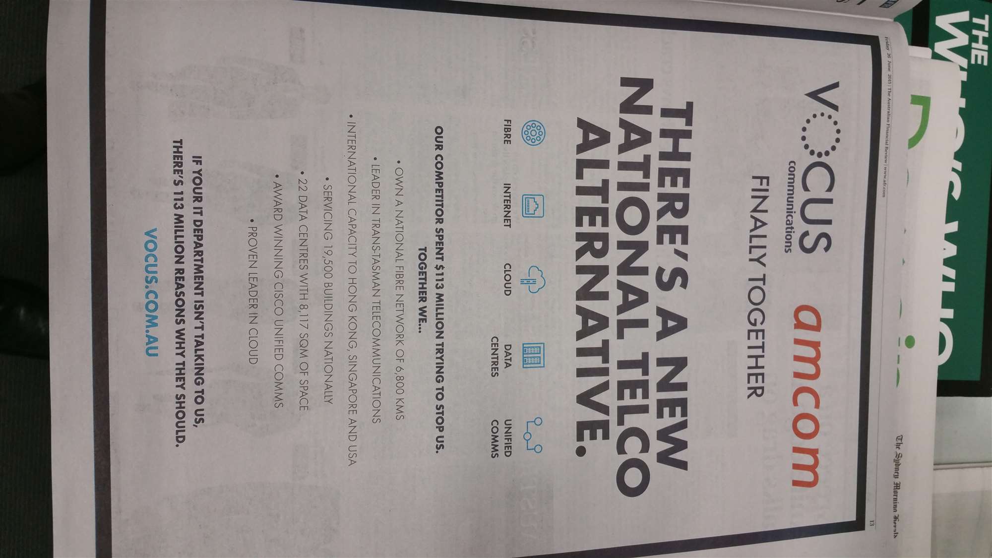 Vocus, Amcom prod TPG in new ad campaign - iTnews