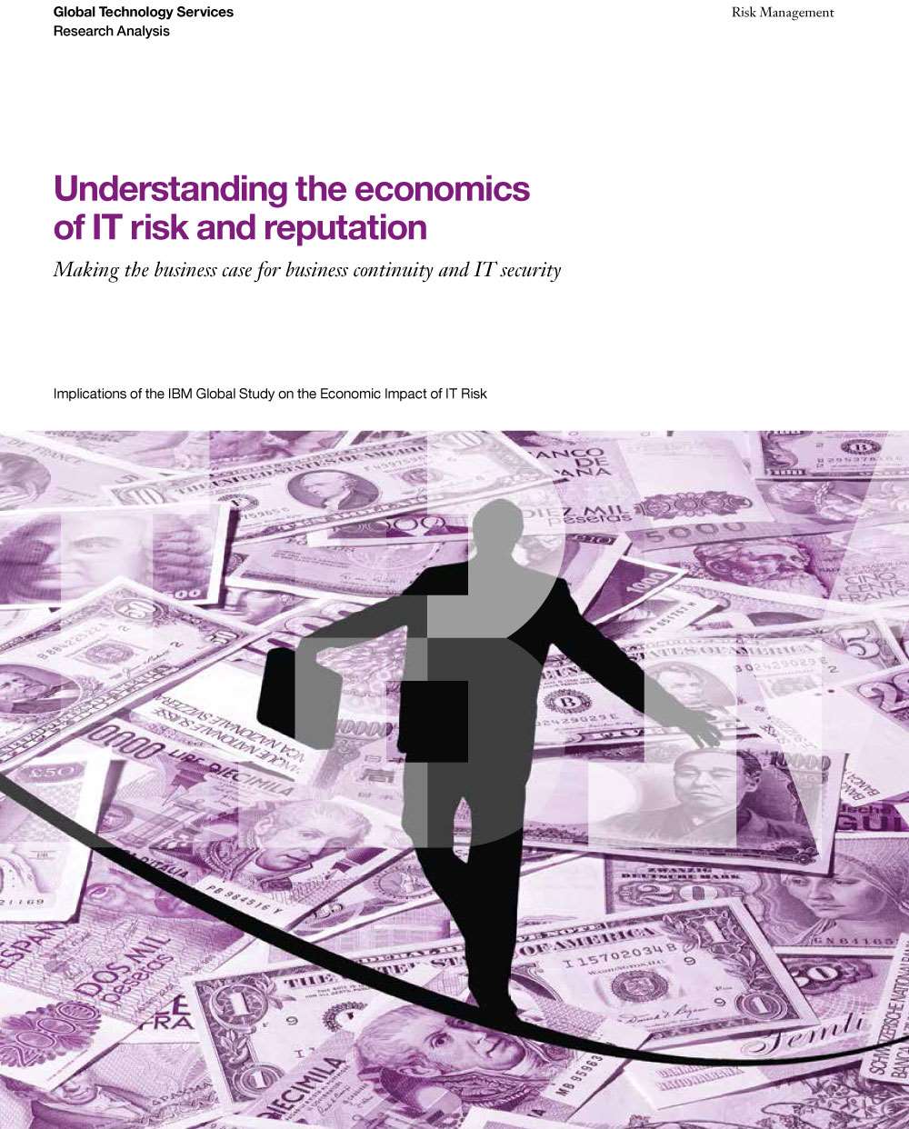 Understanding the economics of IT risk and reputation - Whitepapers ...