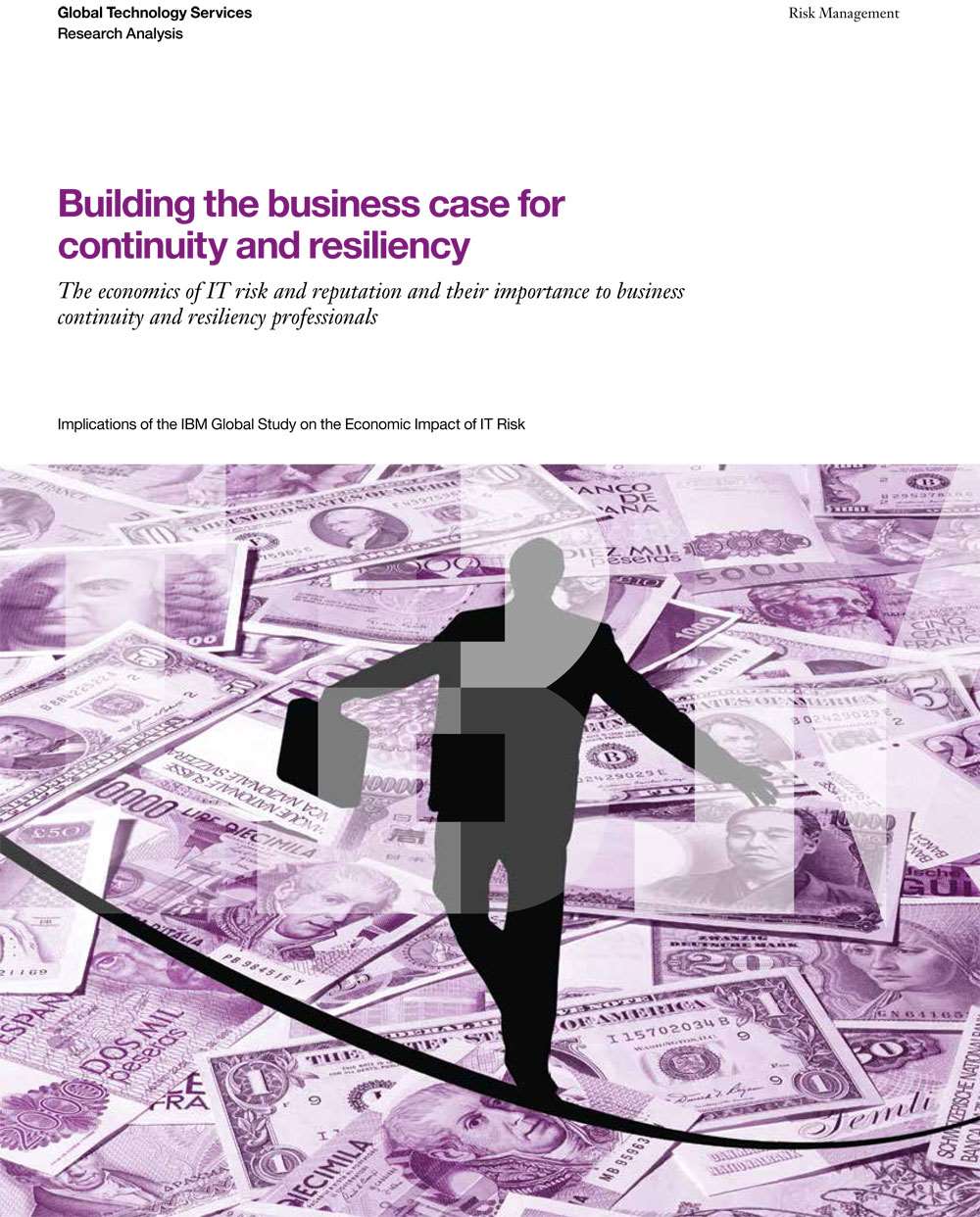 Building the business case for continuity and resiliency - Whitepapers ...