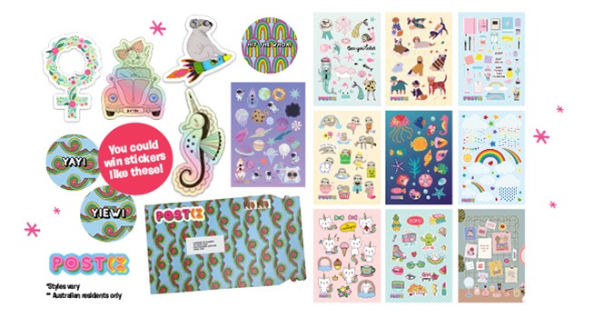 Postix Sticker Club Prize Pack Giveaway – Total Girl
