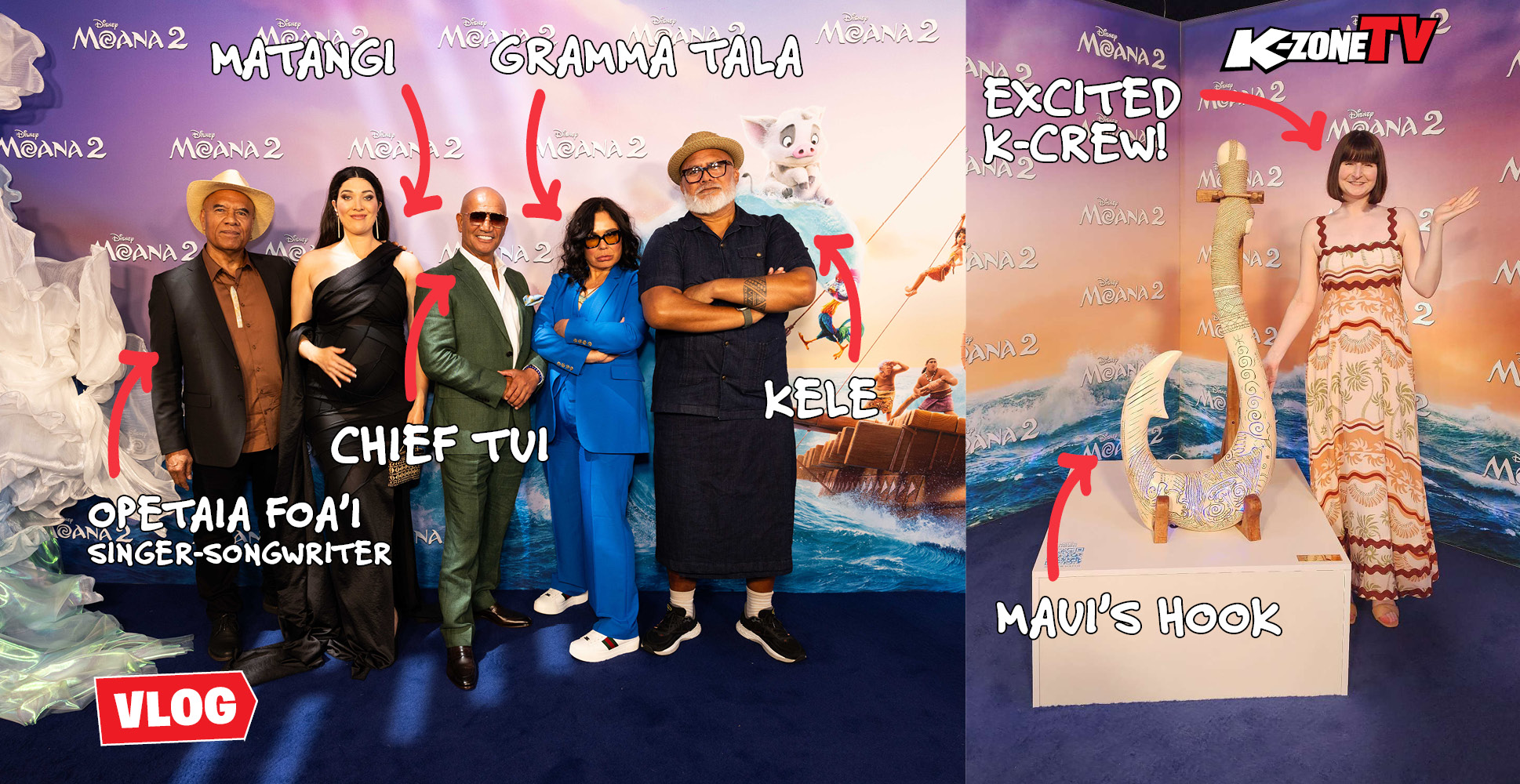 Vlog: Moana 2 Premiere With Cast Surprise