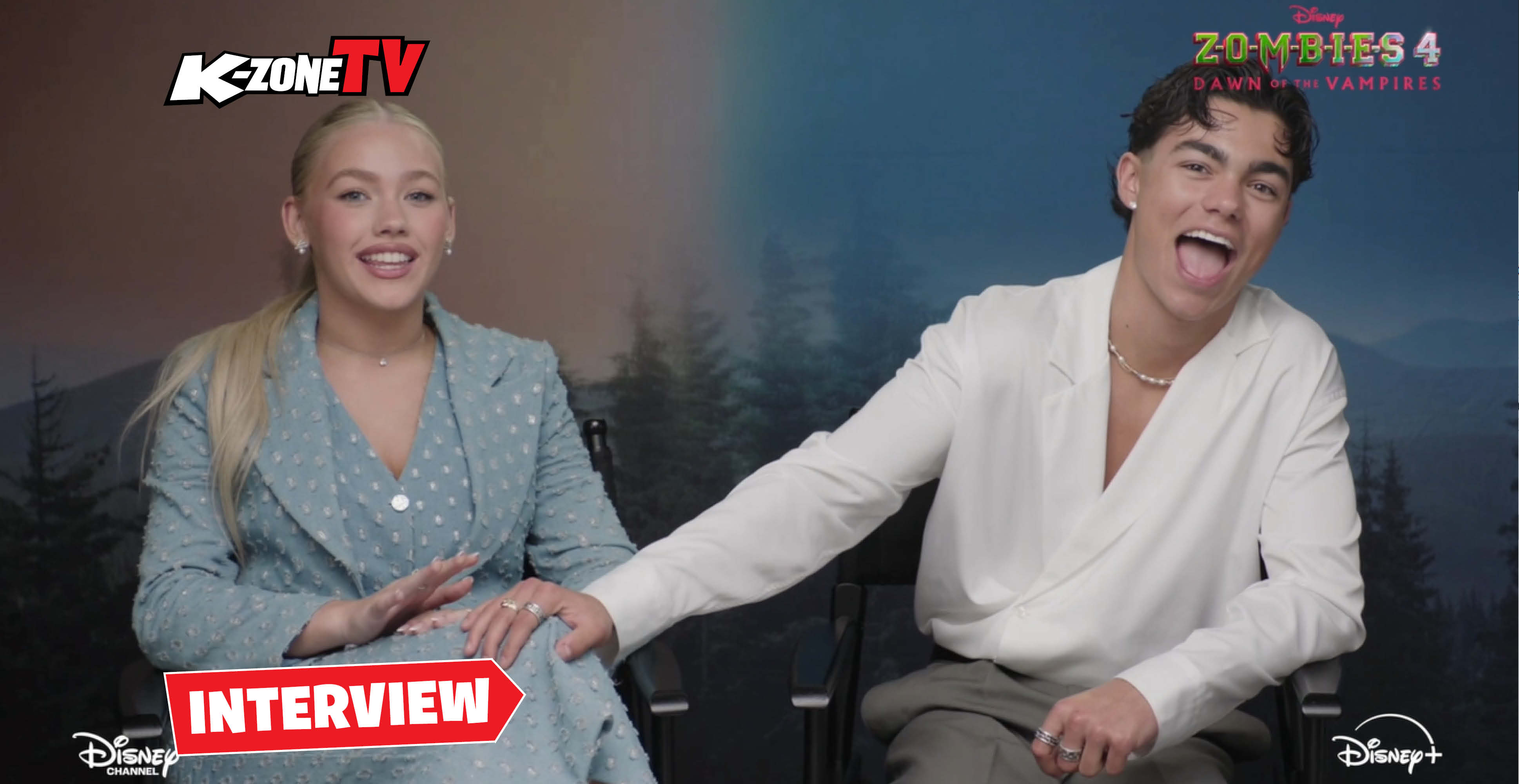 Zombies 4 Freya Skye & Malachi Barton Pick Hardest Scene Pt1