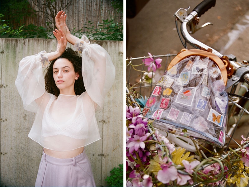 dauphinette's pressed-flower fashions • fashion • frankie magazine ...