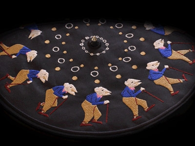 elliot schultz's embroidered zoetropes • design • frankie magazine ...