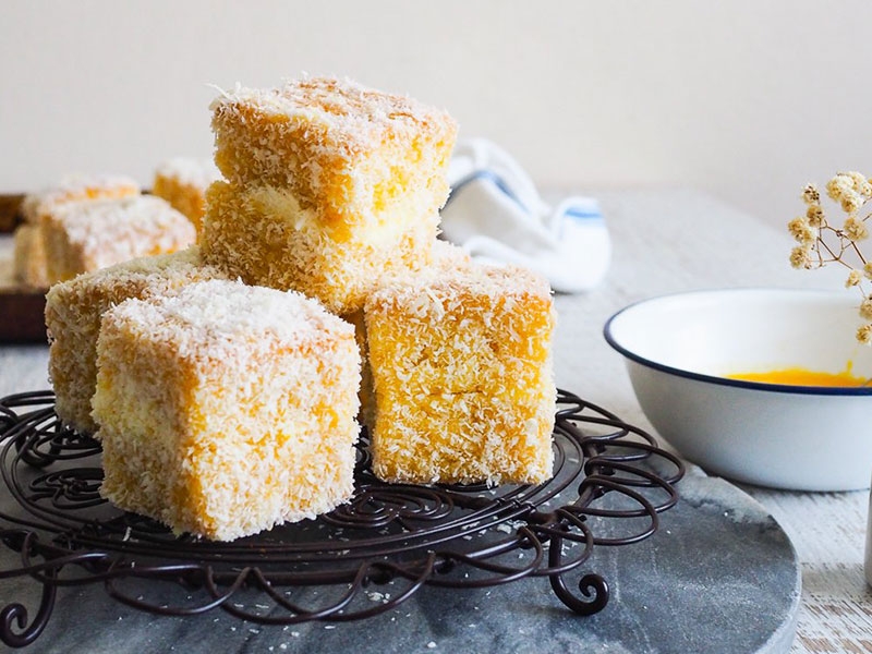 mango and coconut lamingtons • food • frankie magazine • australian ...